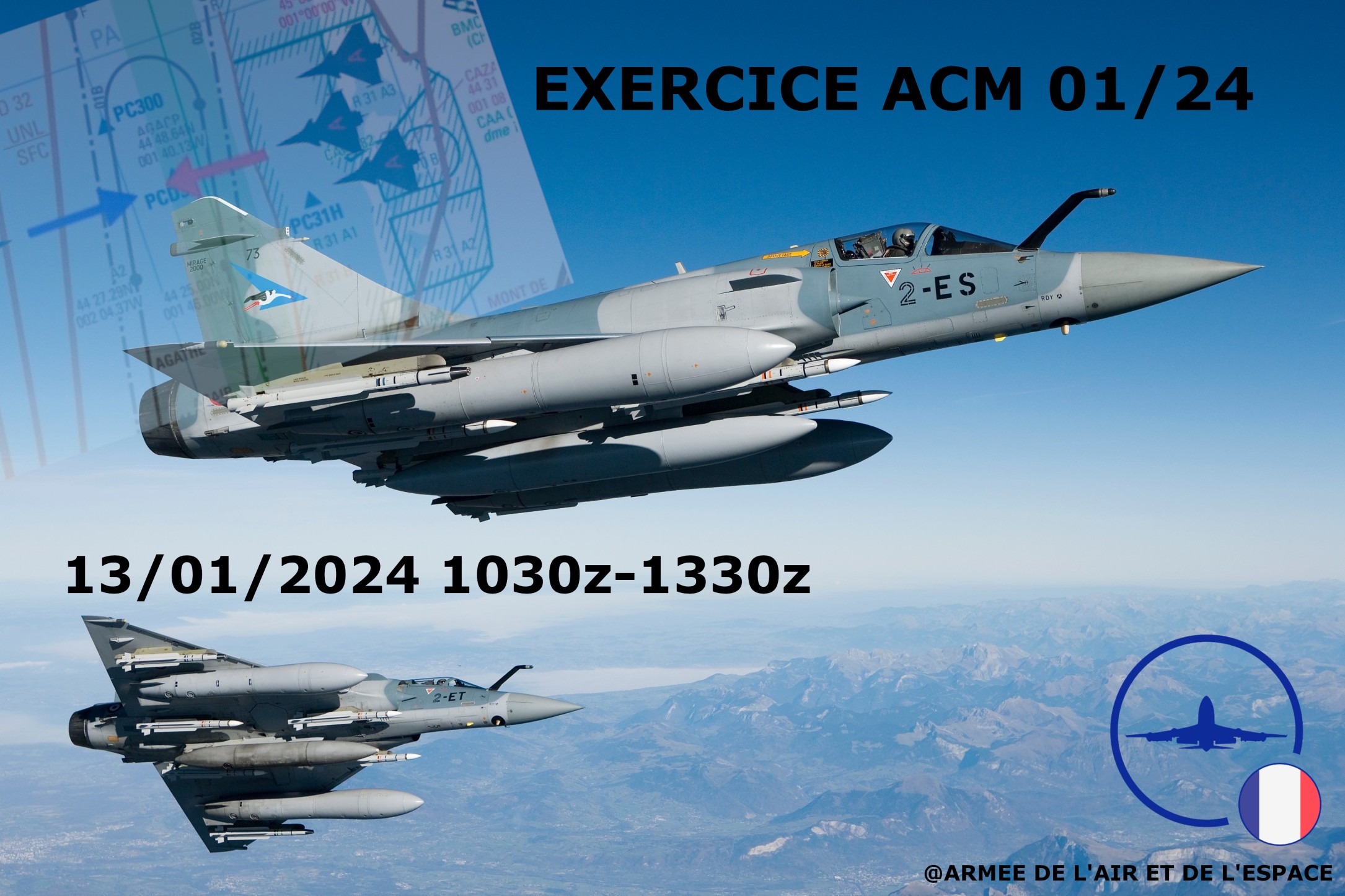 Exercice ACM 01/24 - IVAO France